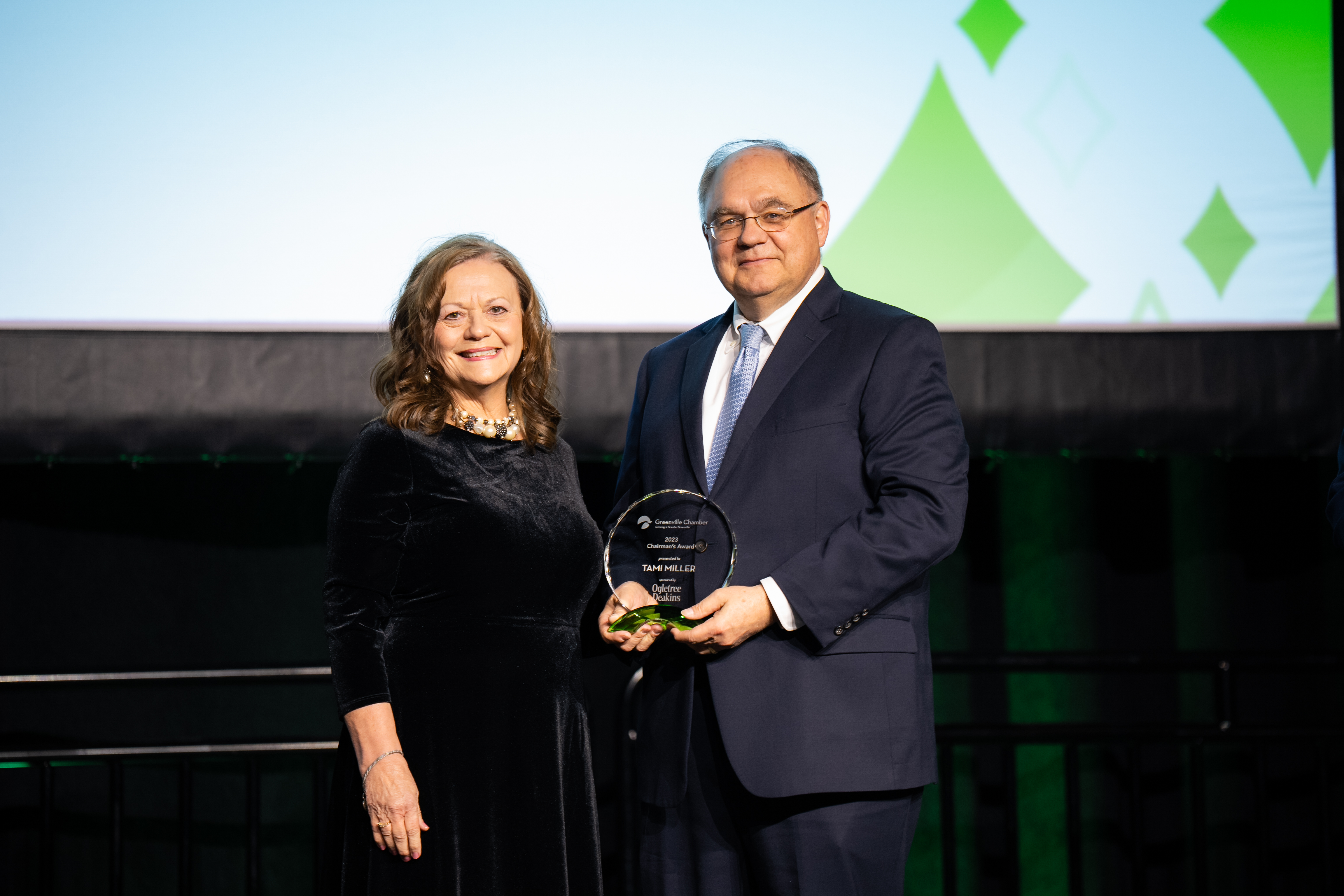 Tami Miller Receives the 2023 Chairman's Award - Greenville Chamber of ...